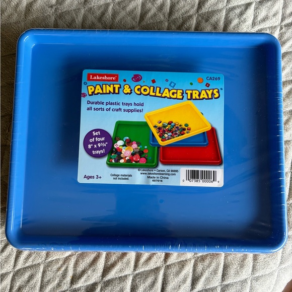 Lakeshore | Toys | Lakeshore Paint Collage Trays Set Of 4 | Poshmark